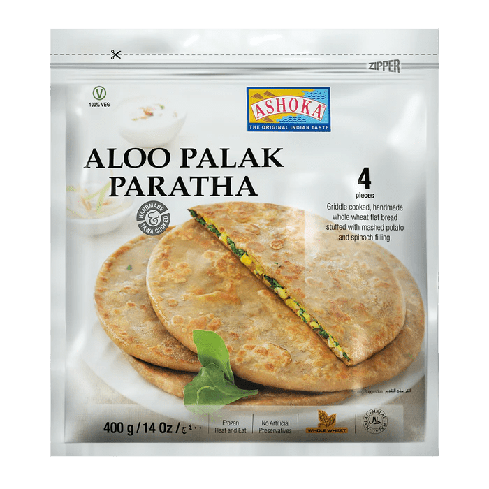 Buy Ashoka Frozen Aloo Palak Paratha Online | Alli Bhavan