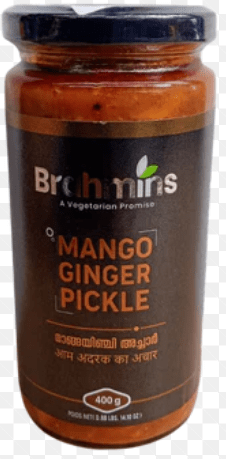 Brahmins Mango Ginger Pickle - 400g – Alli Bhavan