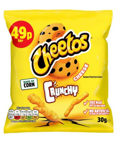 Cheetos Crunchy Cheese - 30g – Alli Bhavan