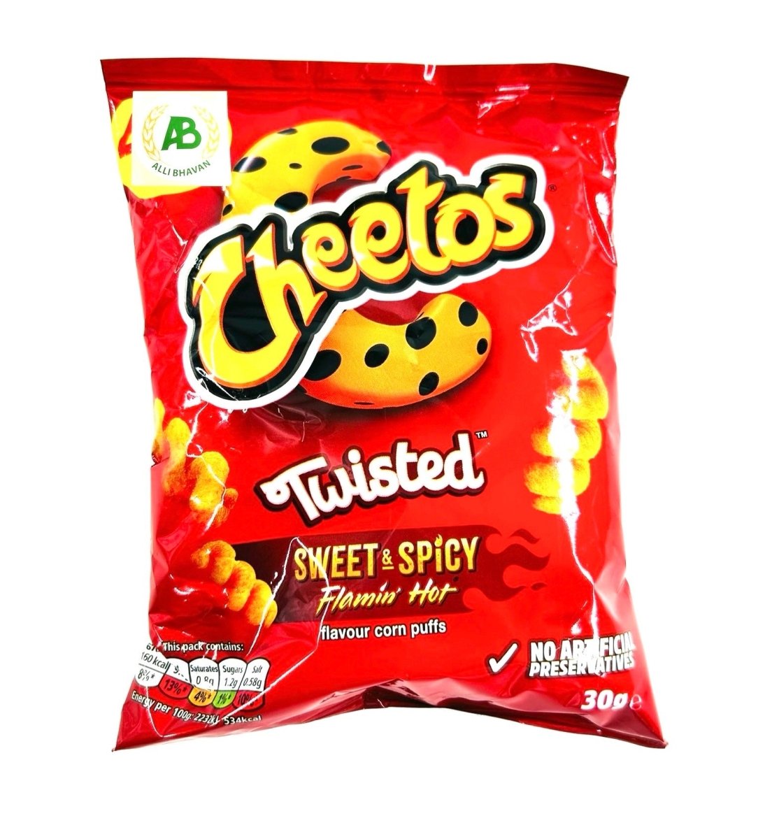 Cheetos Twisted Flaming Hot - 30g – Alli Bhavan