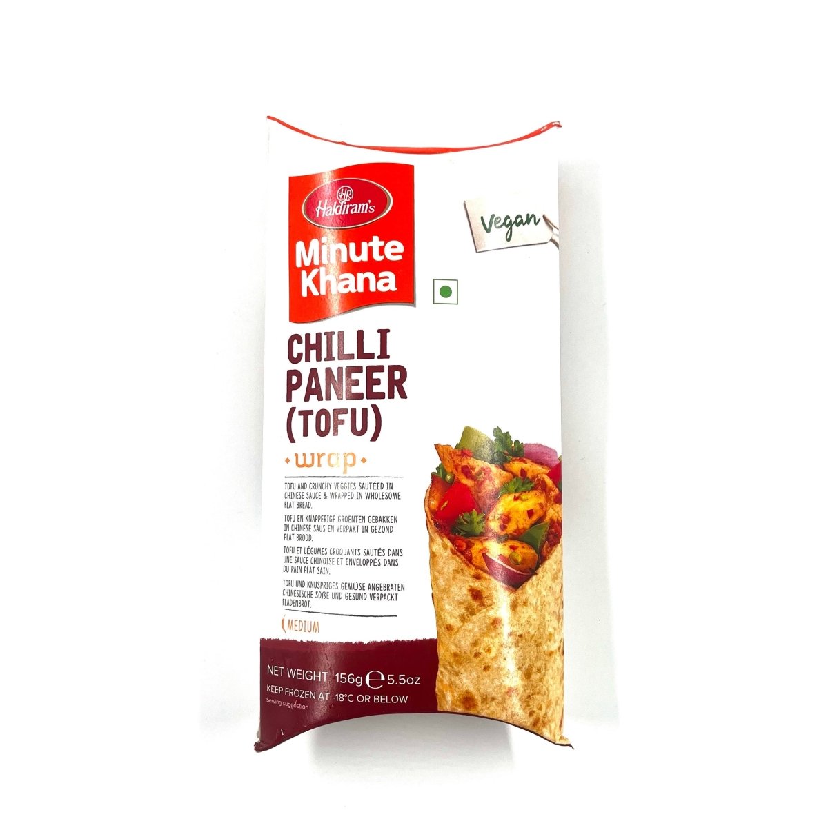 Haldiram's Chilli Paneer (tofu) Wrap (frozen) - 156g – Alli Bhavan