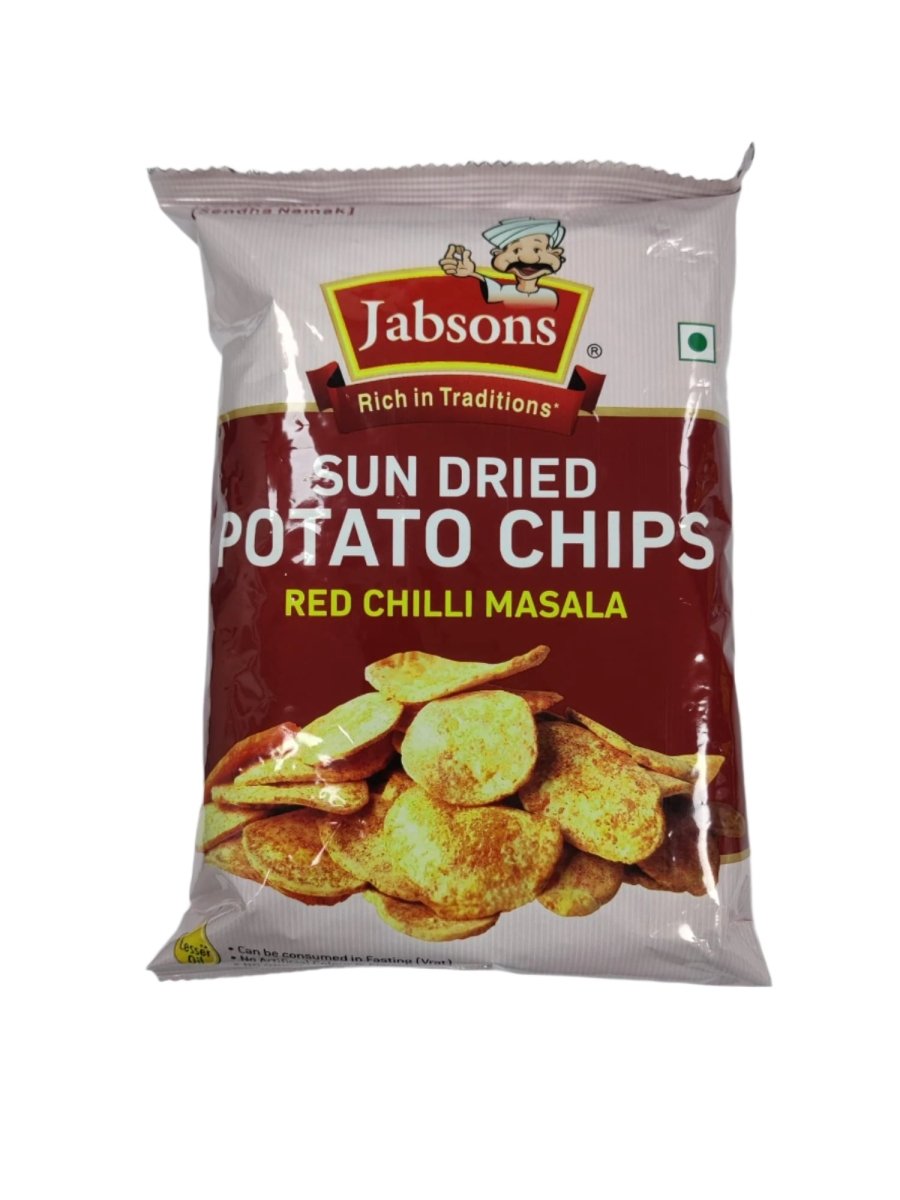 Jabsons Sun Dried Potato Chips Red Chilli Masala - 110g – Alli Bhavan