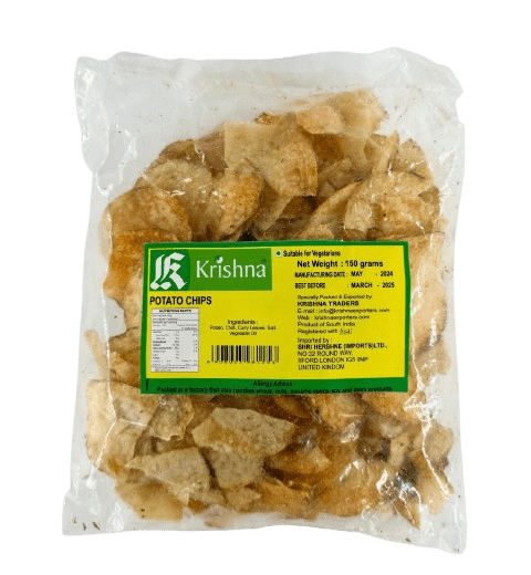 Krishna Potato Chips - 100g – Alli Bhavan