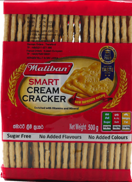Maliban Smart Cream Cracker - 500g – Alli Bhavan