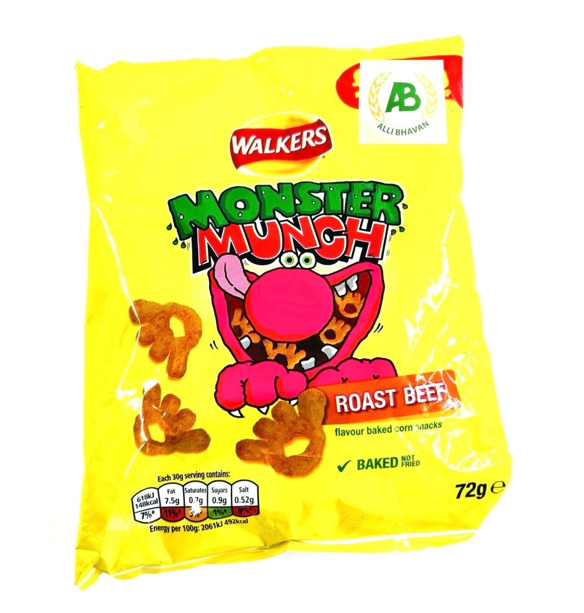Monster Munch Roast Beef - 72g – Alli Bhavan