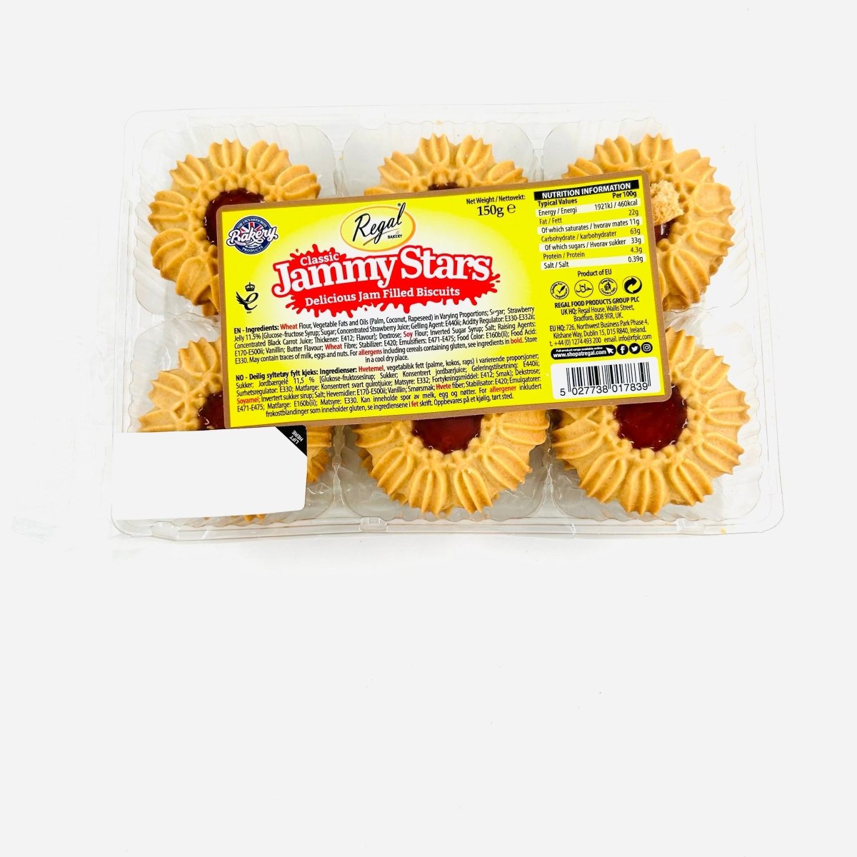 Real Classic Jammy Stars Biscuits - 150g – Alli Bhavan