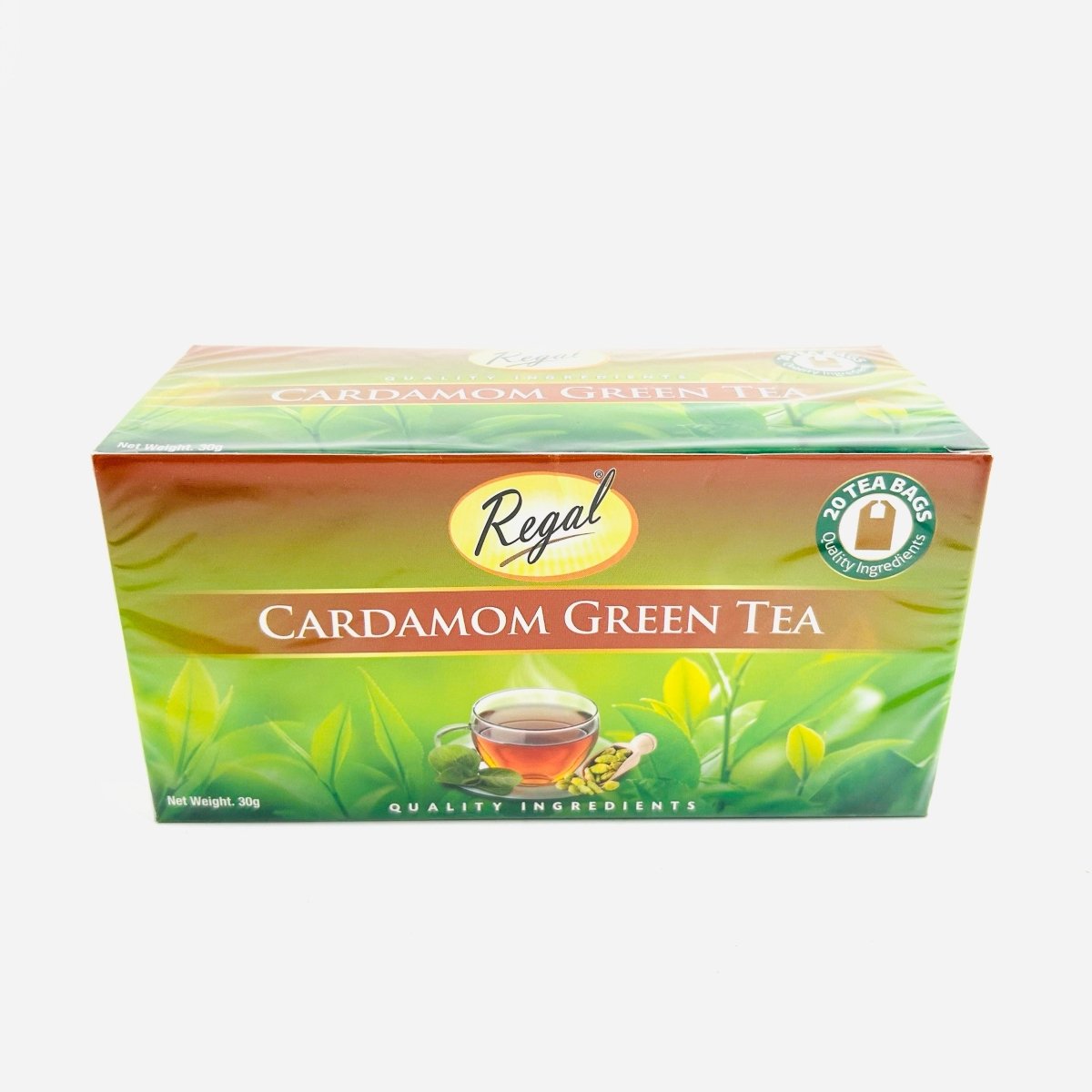 Regal Cardamom Green Tea - 20bags – Alli Bhavan