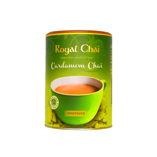 Royal Chai Premium Instant Tea Cardamom Chai Sweetened - 400g – Alli Bhavan